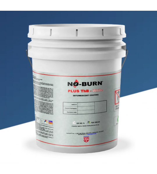 No-Burn Intumescent Coating Plus ThB, 5 gallons, White | Profoam