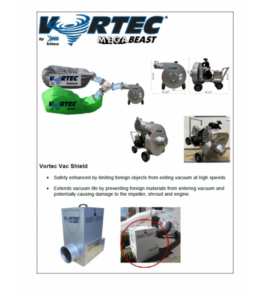 Vortec " Mega Beast" Insulation Removal and Vacuum System Package ...