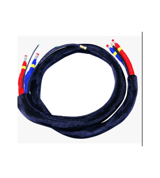 PMC 1/4" x 25' High Pressure Whip Hose-3,5000 psi (241.31 bar ...