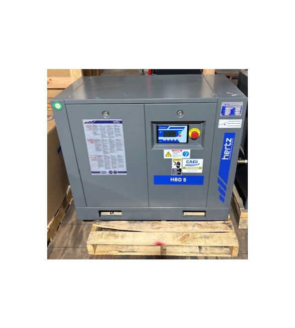 Used Hertz Air Compressor HBD 5 | 7.5HP 230V | SN VD015363 | Profoam