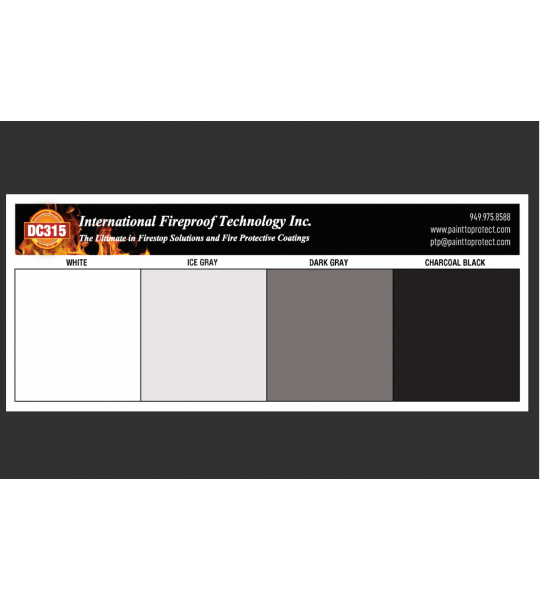 "DC-315 Thermal Barrier Coating – 5 Gal Ice Gray Intumescent Paint ...