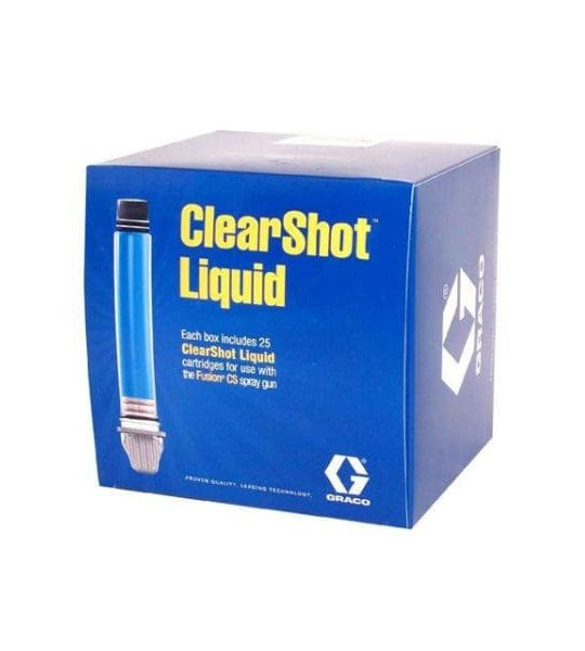 Graco Clear Shot Liquid Cartridge (50-Pack) | Spray Foam Gun Maintenance | Profoam